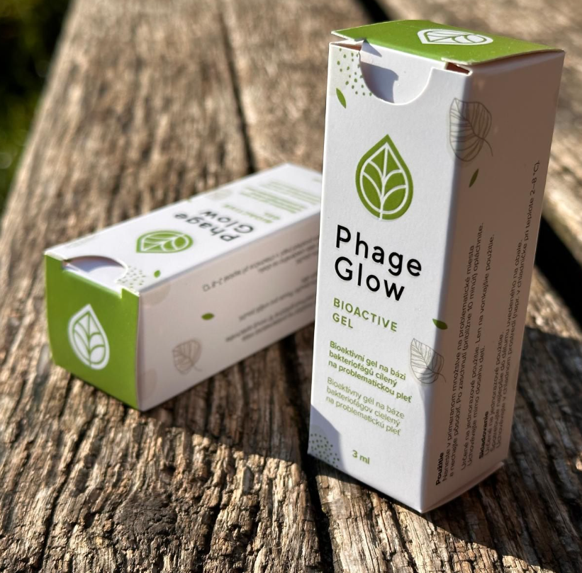 Phage Glow Bioactive acne gel in new packaging - Aumed, a.s.